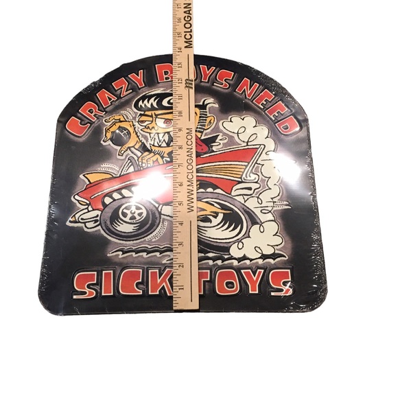 Open Road Brands | Accents | Crazy Boys Need Sick Toys Metal Sign By ...